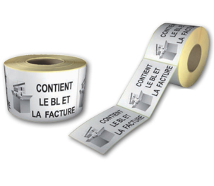 Étiquettes lourd heavy adhésives pour colis, pour des envois à l'étranger