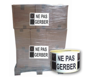 Étiquettes lourd heavy adhésives pour colis, pour des envois à l'étranger